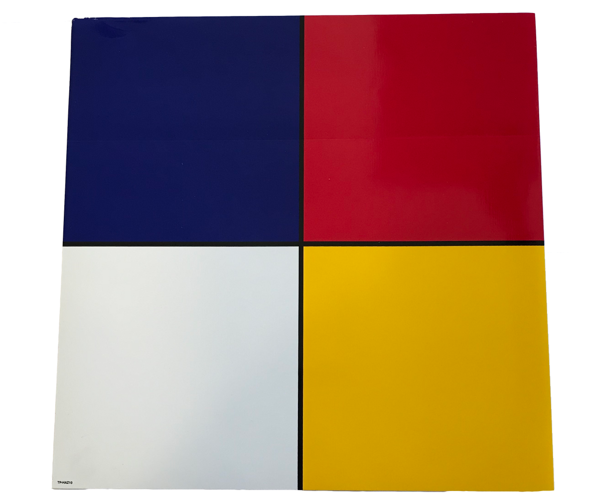 PI 12"x12" Decals - Tri Color